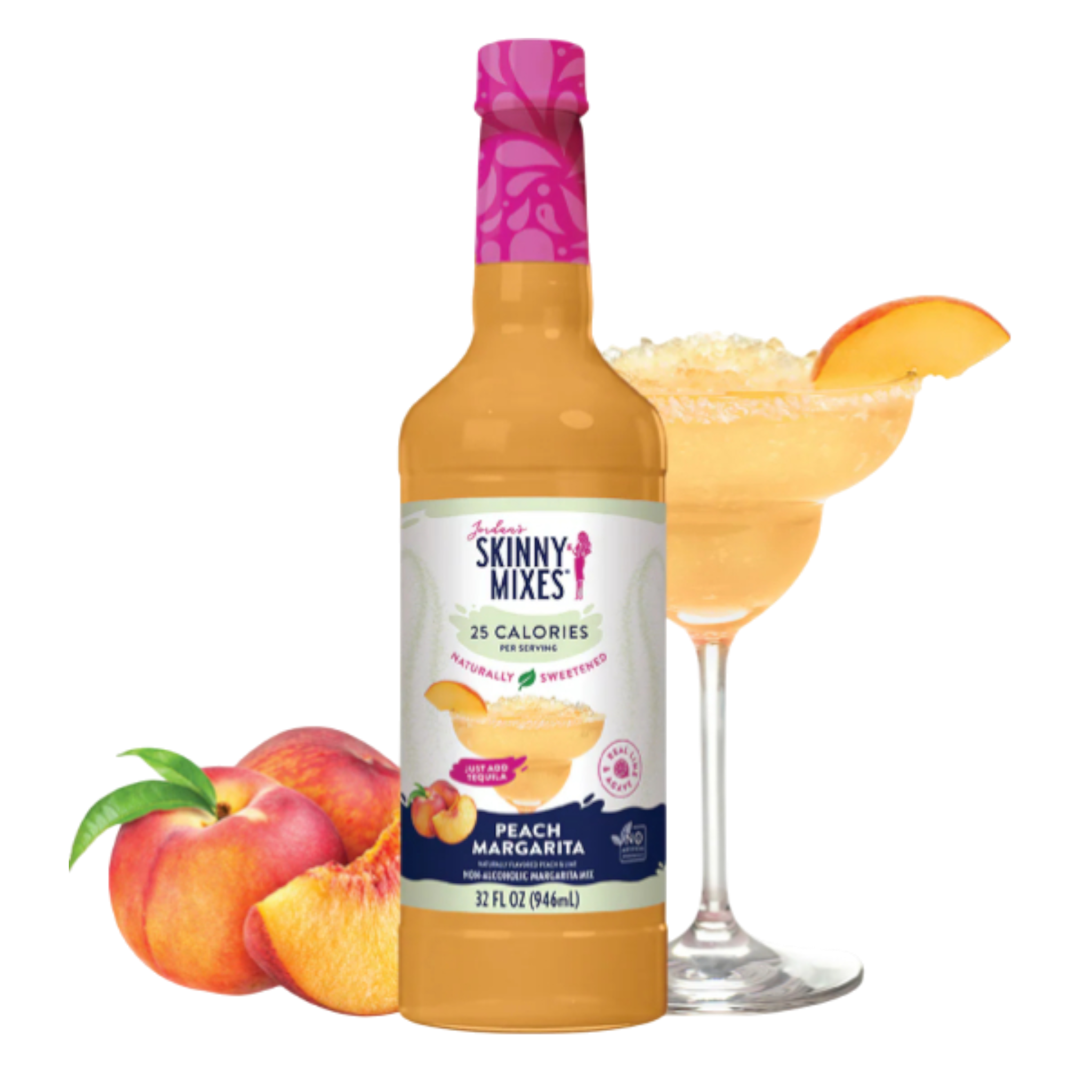 Skinny Syrup - Peach Margarita Mix - 946ml – House Of Syrup