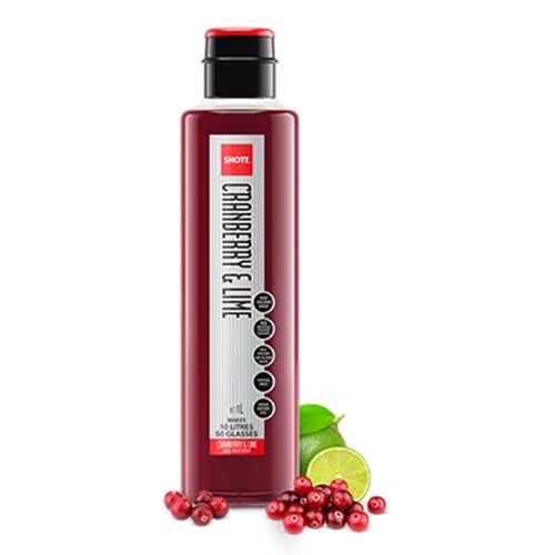 SHOTT - Cranberry Lime - Light Fruit Syrup 1Ltr – House Of Syrup
