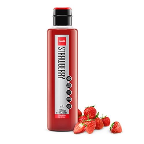 SHOTT - Strawberry - Pulp Fruit Syrup 1Ltr – House Of Syrup